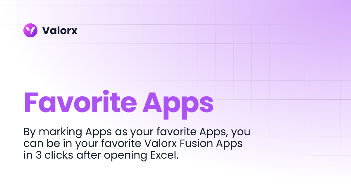 Favorite Apps | Fusion | Valorx